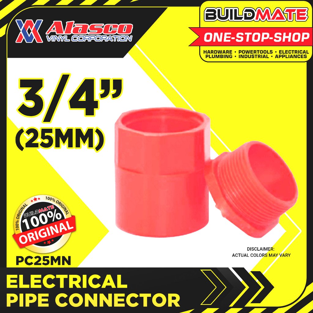 BUILDMATE ALASCO 25mm Electrical PVC Pipe Connector 3/4"inch High ...