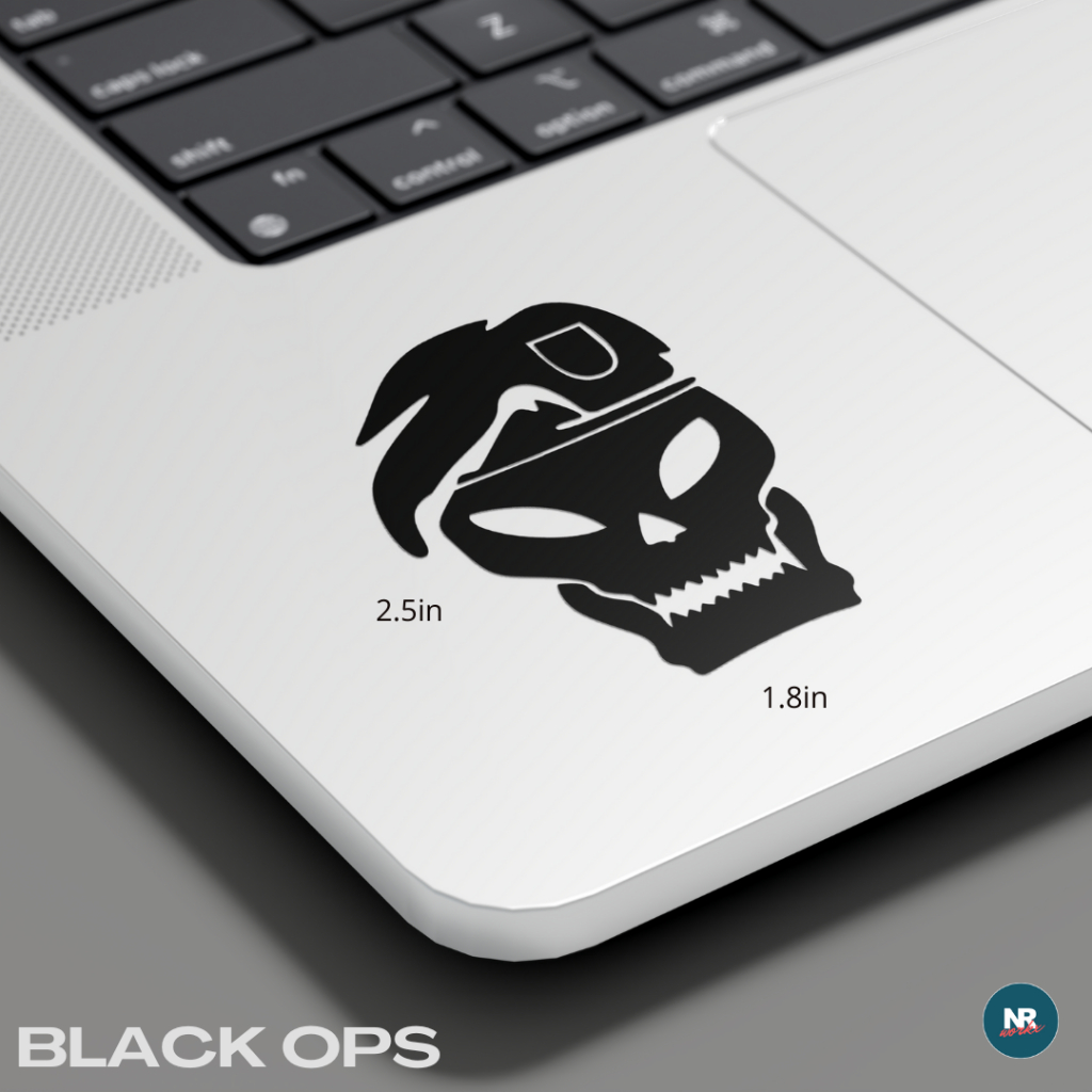 Call of Duty Black Ops Logo Vinyl Decal Waterproof Sticker | Shopee ...