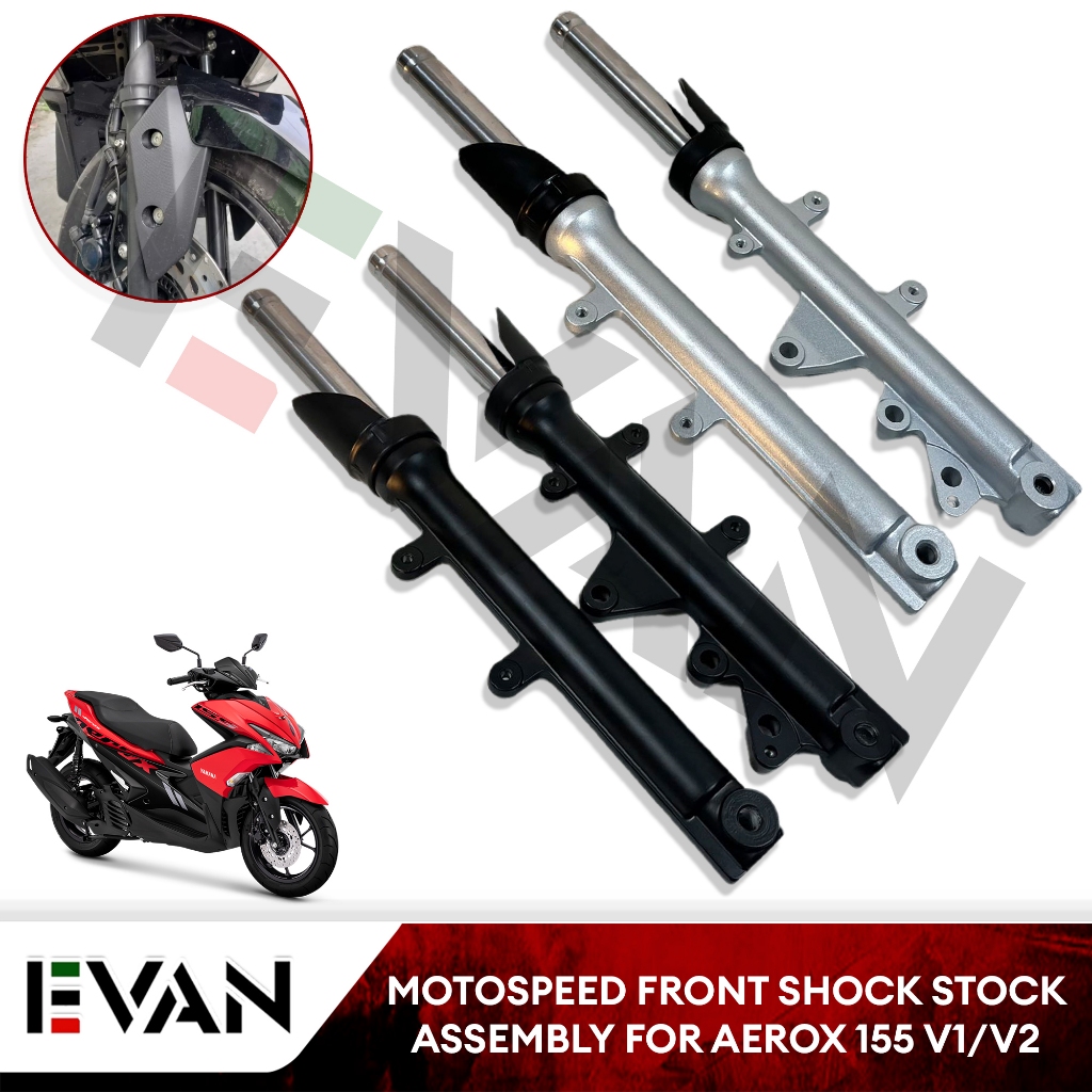 Aerox 155 V1/V2 Front Shock Assembly Heavy Duty Motorcycle | Shopee ...