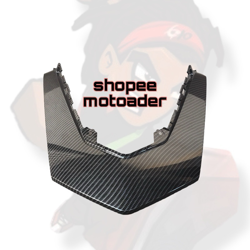 (rinj carbon)Nmax v2 5D hydrotip Carbon Front cover Big u Nmax v2 2021 ...