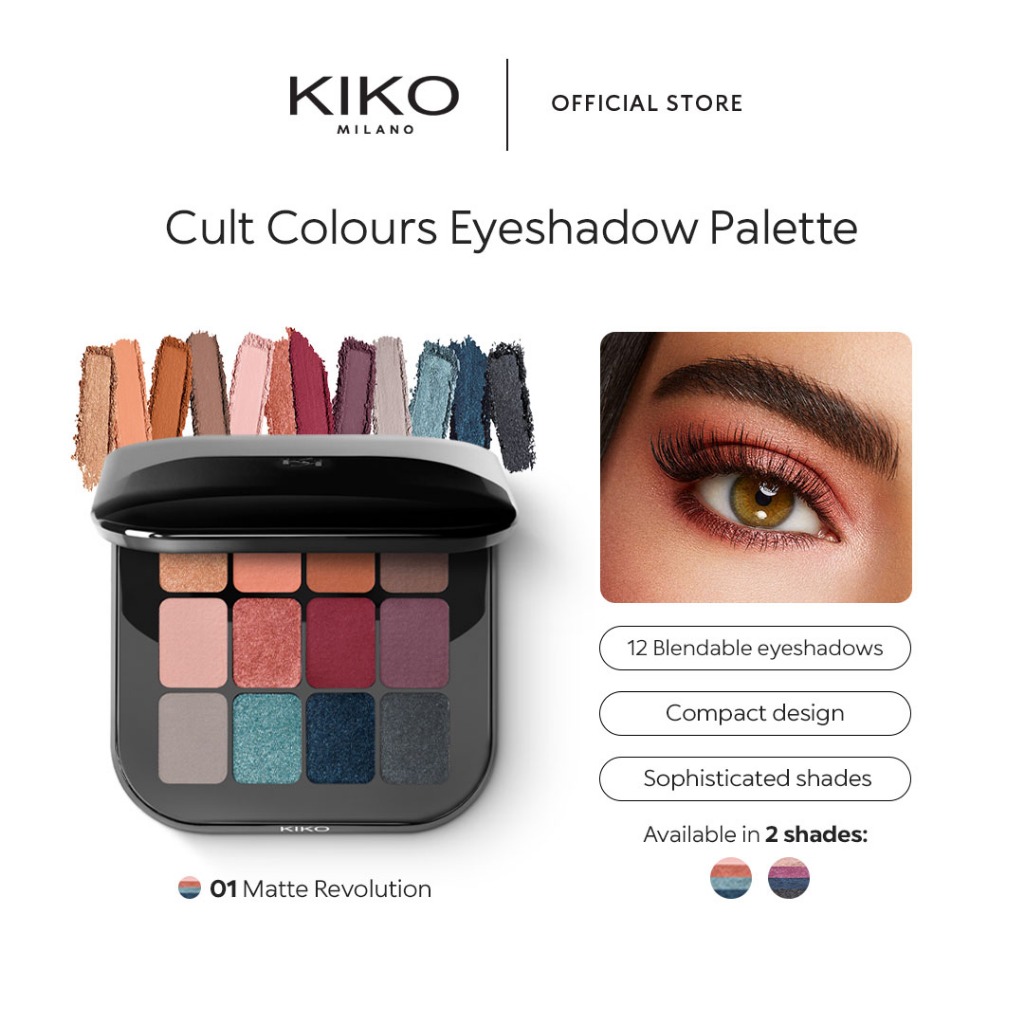 KIKO Milano Cult Colours Eyeshadow Palette | Shopee Malaysia