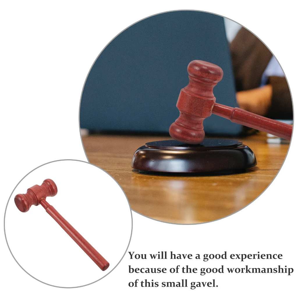Kids Judge Hammer Lawyer Judge Auction Hammer Toy Judge Gavel Prop ...