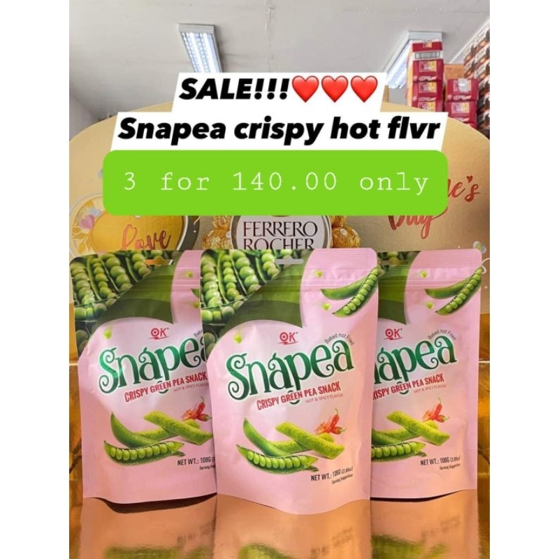Snapea crispy green pea snack 3.80oz×3 | Shopee Malaysia
