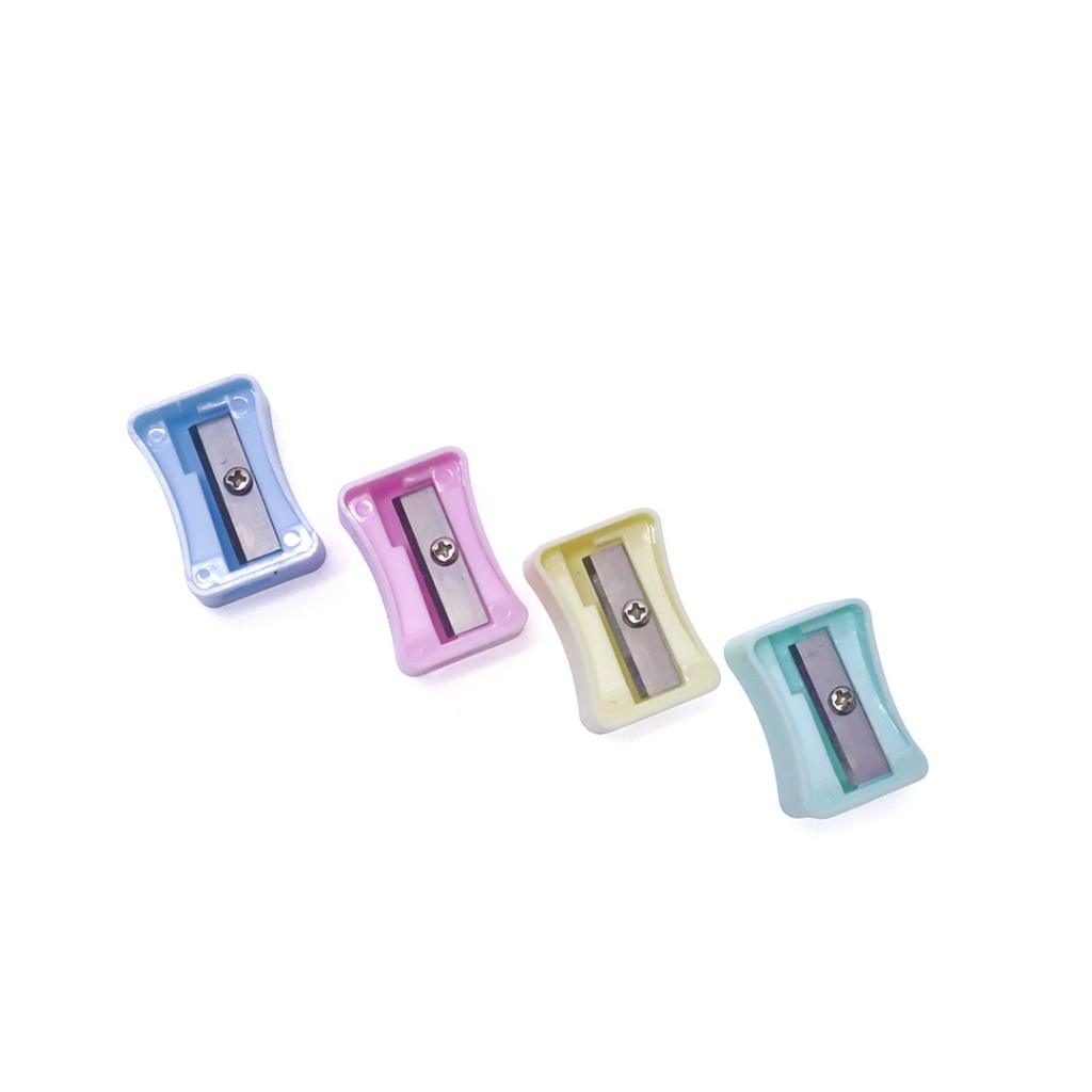 SHARKEE One-Hole Pencil Sharpener Rectangular Pastel Color 1151 (piece ...