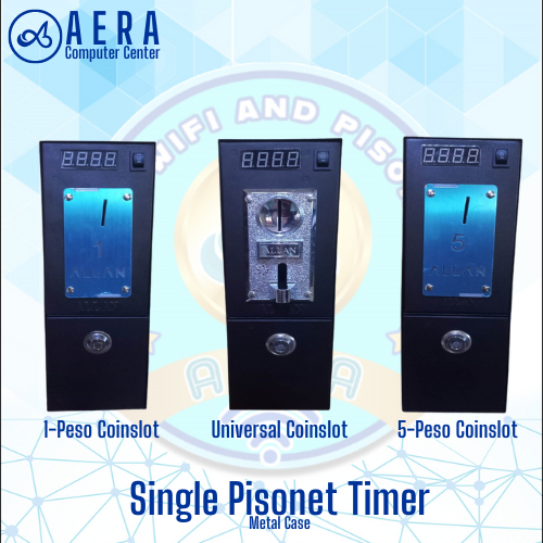PISONET USE ONLY Single Timer Machine Metal body 1-Peso/Universal Allan ...