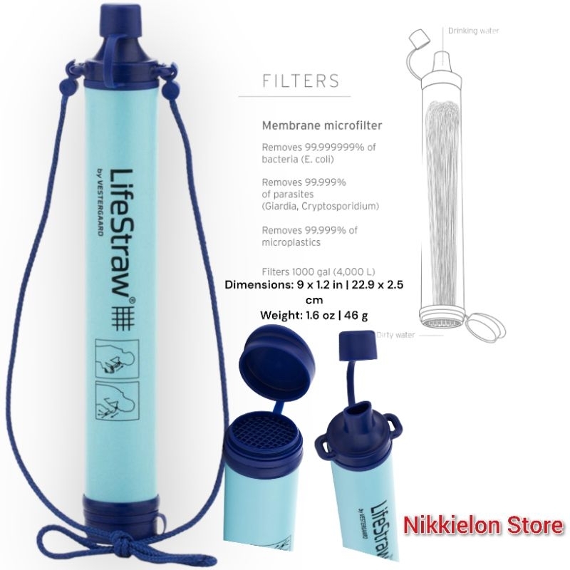 Lifestraw Portable Water Filtration System Imported from USA | Shopee ...