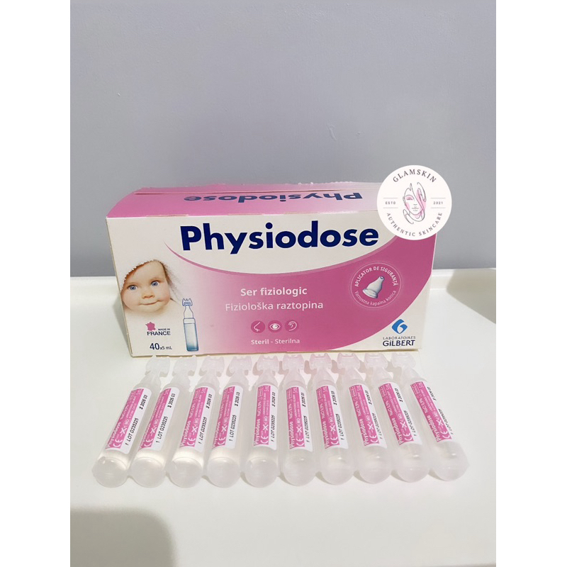 Physiodose Saline 5x5ml for nebulizer and eye,nose,ears drop safe for ...