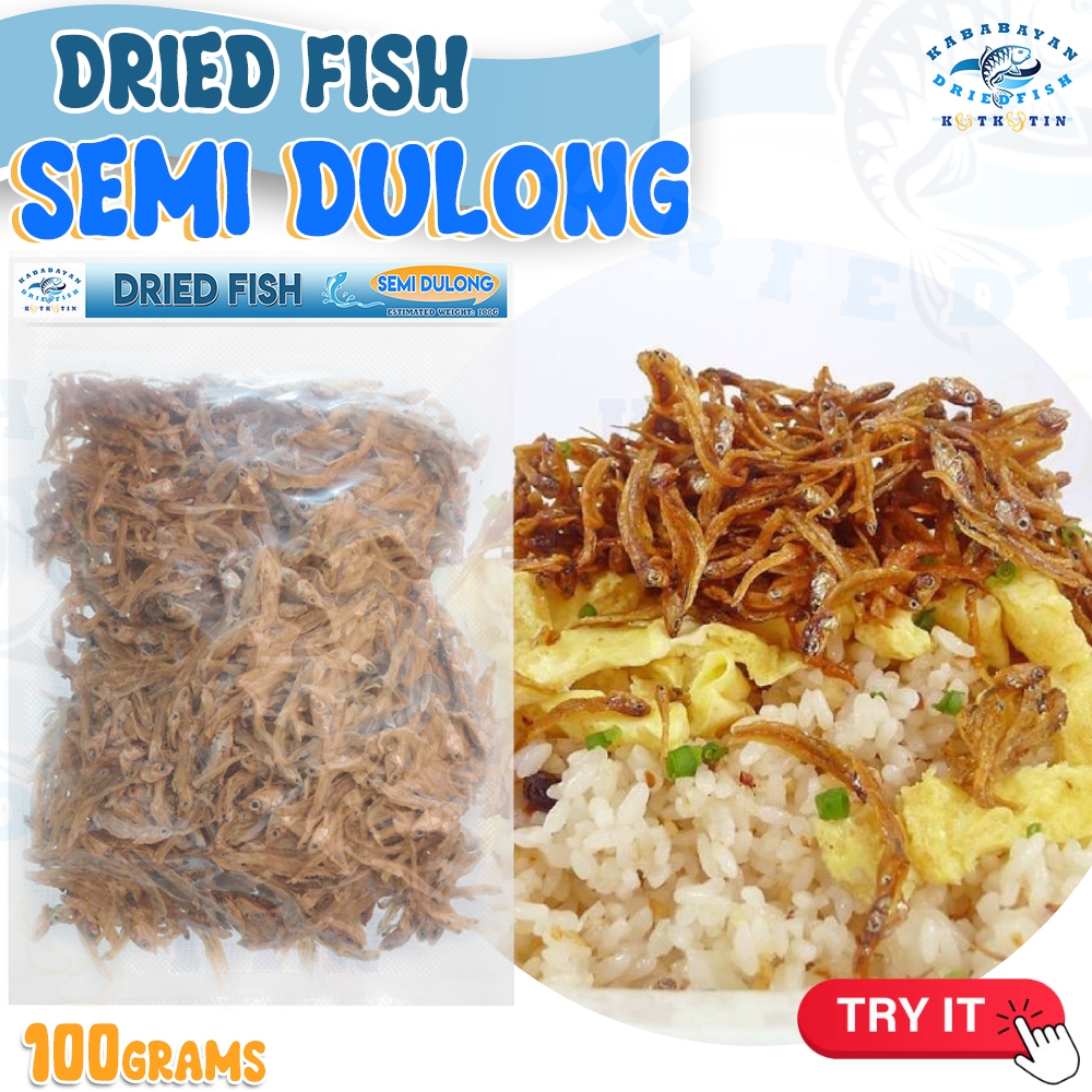Dried Fish Semi Dulong Dilis 100grams / Dried Anchovies / Gourmet Dried ...