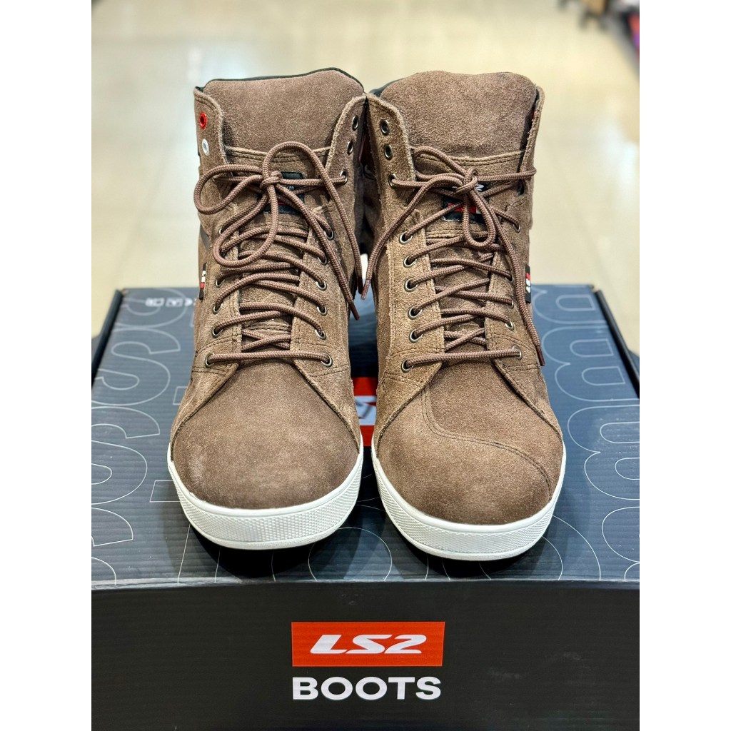 LS2 Riding Boots - Downtown Man WATERPROOF (Taupe) | Shopee Malaysia