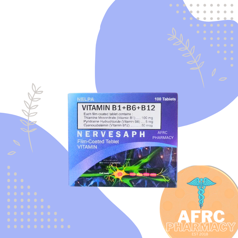 Nervesaph Tablet Vit B Complex Vitamins 100 Tablets | Shopee Malaysia