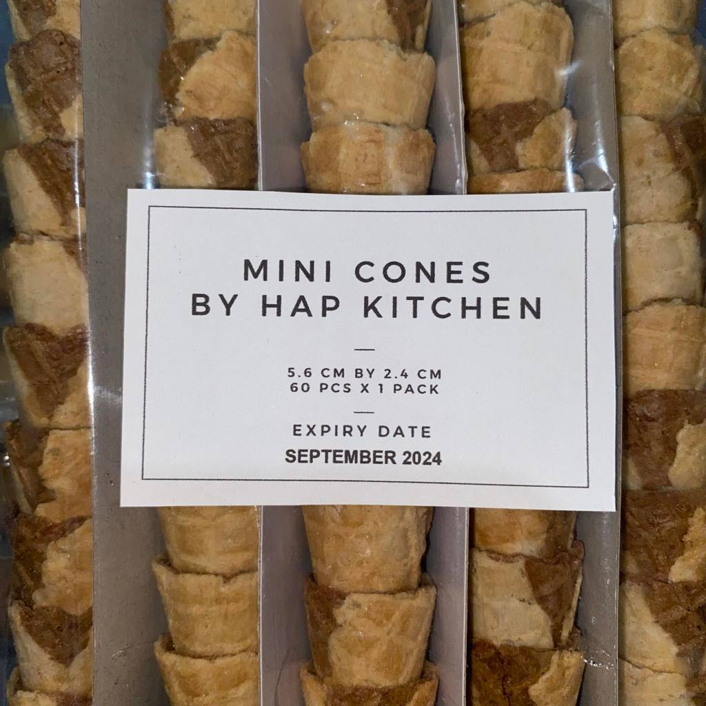 ICE CREAM TIP - MINI CONES (VANILLA FLAVOR) 1X60 PCS | Shopee Malaysia