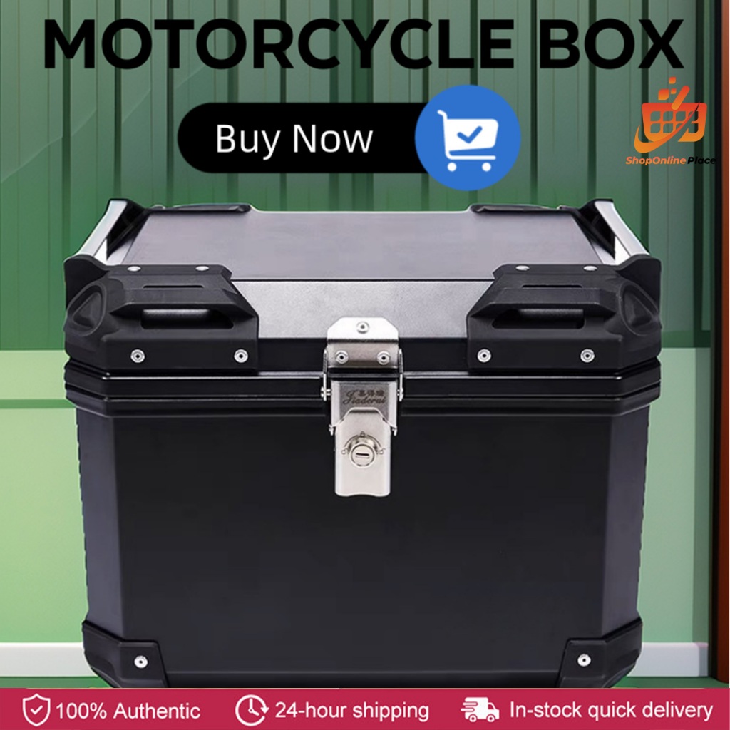 Motorcycle Box 47L Box Motorcycle With Base Plate Sec Top Box For Motorcycle Motor Top Box ...