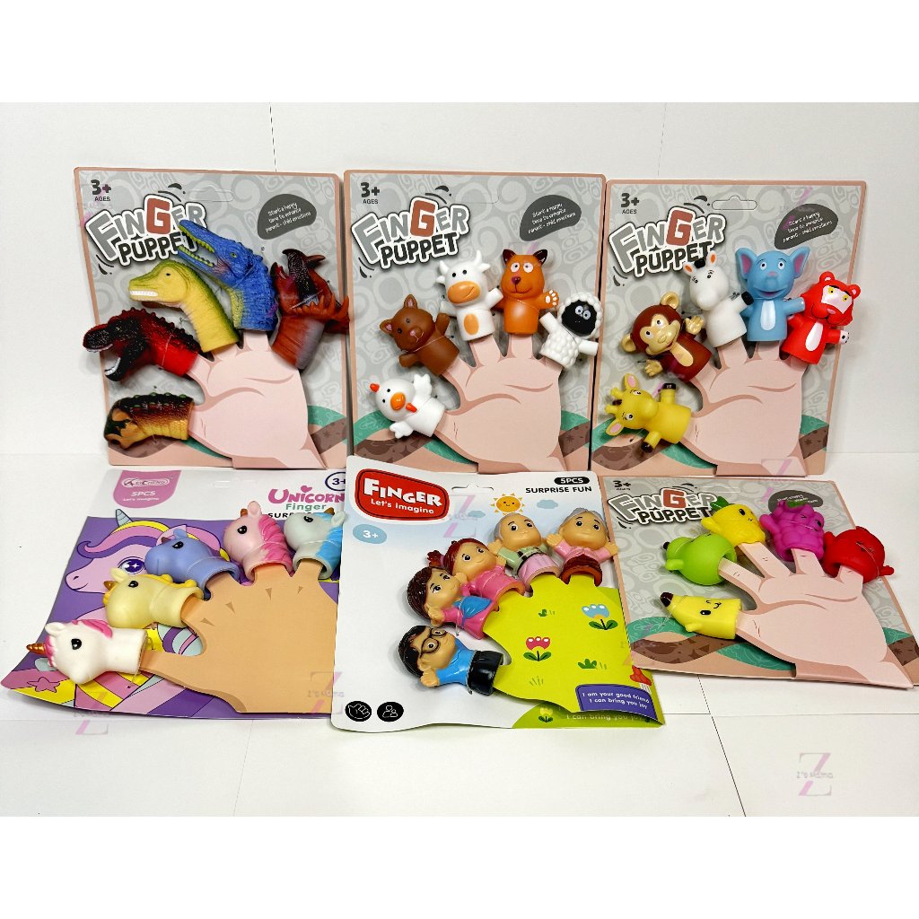 Z Mama | TOYS Finger Puppet Cartoon Baby Shark Animal Paw Patrol Cute ...