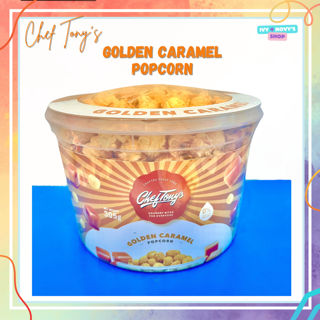 Chef Tony's Golden Caramel Popcorn 305g (LARGE) | Shopee Malaysia