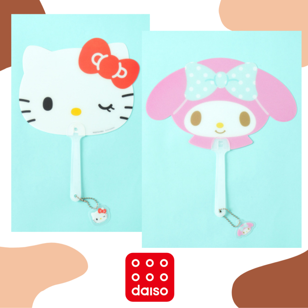DAISO KOREA - Sanrio Shaped Keyring Fan | Shopee Malaysia