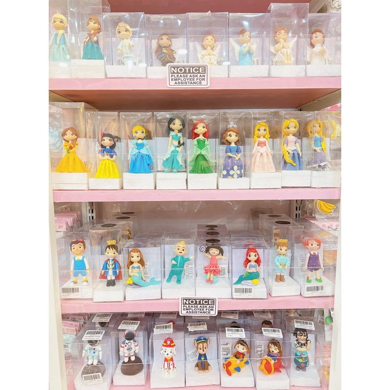 Edible Figurine Toppers Disney Princess Prince Cocomelon Frozen Angel ...