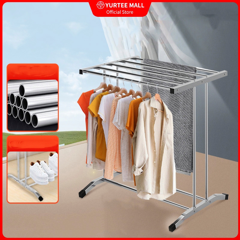 Sampayan Stainless Steel Towel Rack Stand Drying Rack Clothes Rack ...