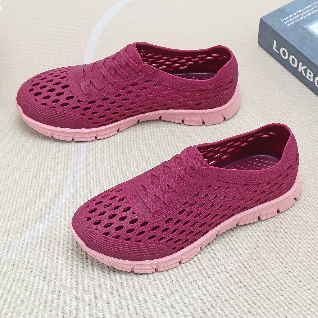 M-21 [BEE3] New Korean style fashion RUBBER MATERIAL SHOES For Women ...