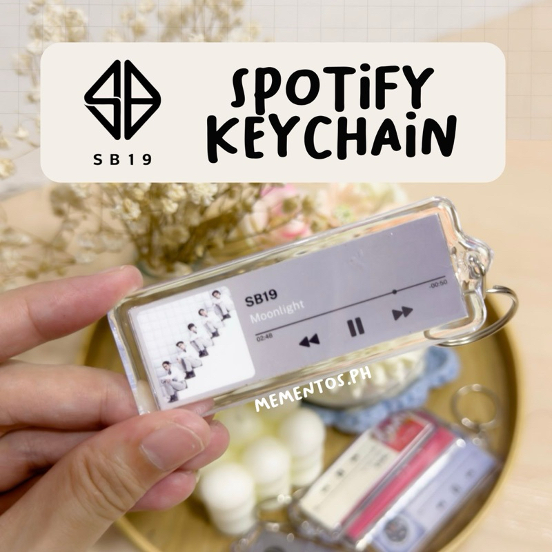 SB19 Keychain Spotify Keychain with Scannable Code | Shopee Malaysia