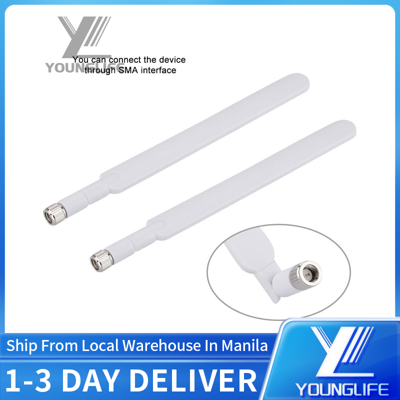2pcs 5dBi SMA 4G LTE External Antenna for PLDT and Globe at Home ...