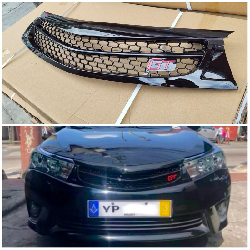 Toyoya Corolla Altis 2014 - 2016 GT Grill Glossy | Shopee Malaysia