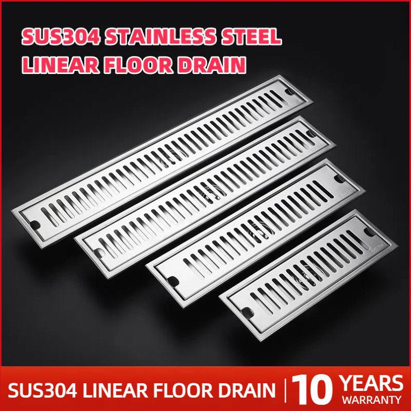 304 Linear Floor Drain Stainless Steel Drains Shower Floor Drain ...