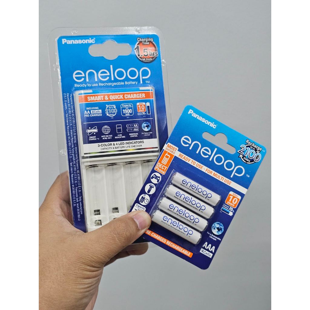 Pile Aa Chargeur Eneloop Smart 8 - Pour 1 à 8 Piles AA/AAA Avec ...