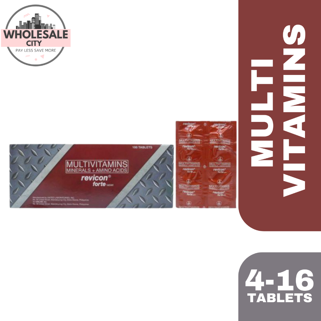 REVICON Forte Multivitamins Essential Multivitamins, Minerals, and Amino Acids | Shopee Malaysia