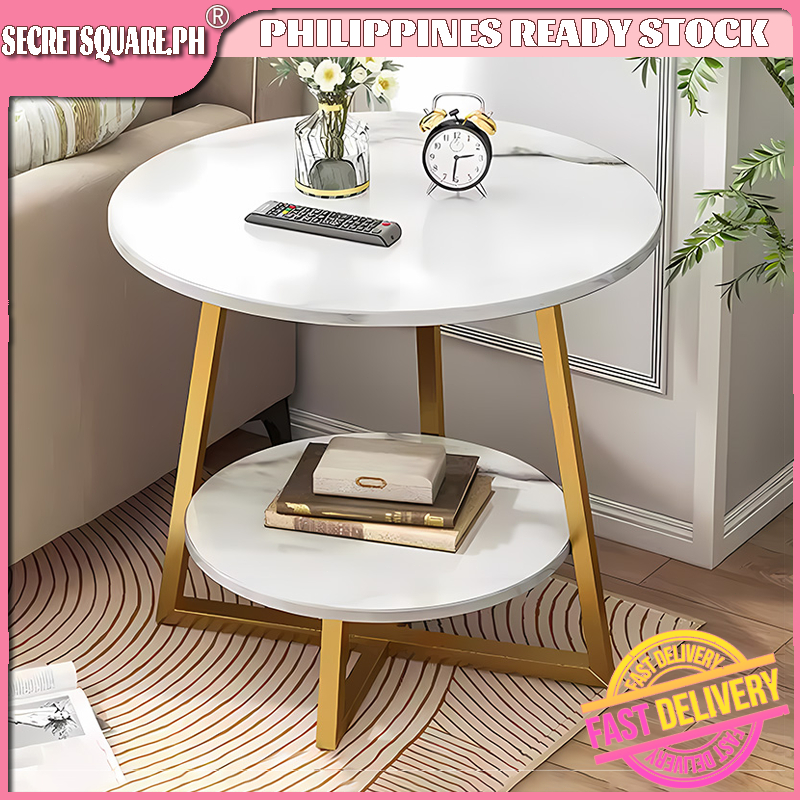 Round Coffee Table Tea Table Living Room Center Table Small Side Table ...