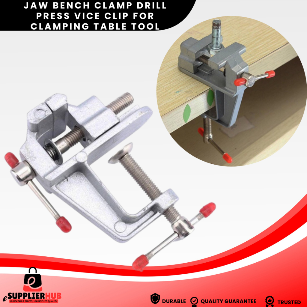 Mini Aluminum Alloy DIY Jaw Bench Clamp Drill Press Vice Micro Clip for ...