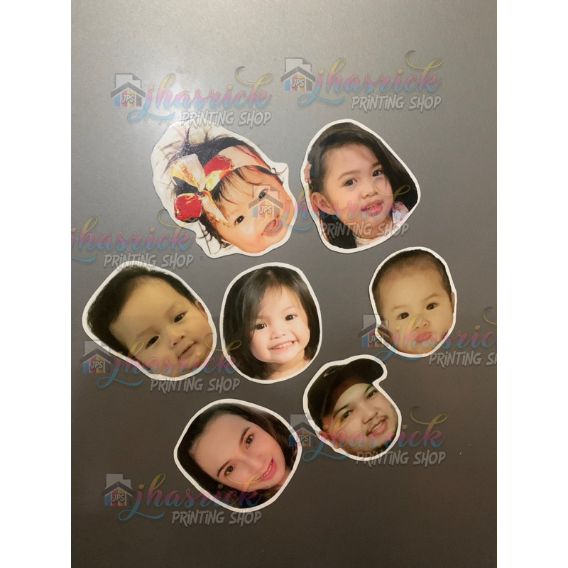 FACE CUT OUT REF MAGNET SOUVENIR FOR BIRTHDAY|CHRISTENING|PET|CELEBRITY ...