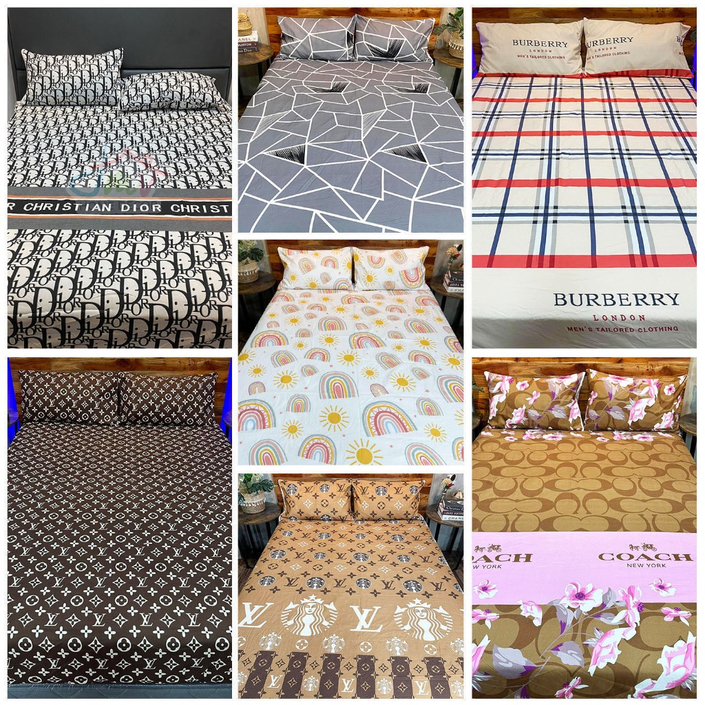 3 in 1 Printed Bedsheet Canadian Cotton Yayamanin Signature Branded ...