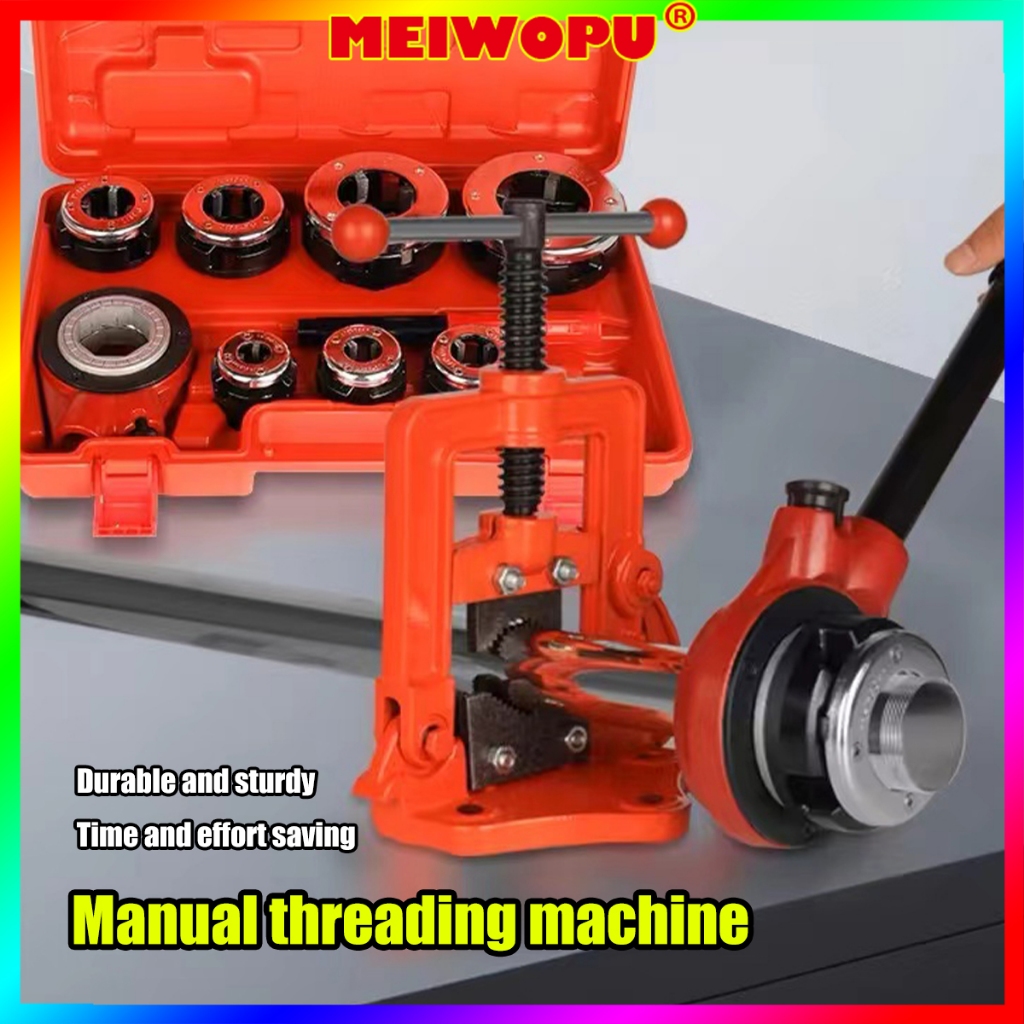 Manual Threading Machine Iron Pipe Plastic Pipes Cutting Machines 1/2 ...