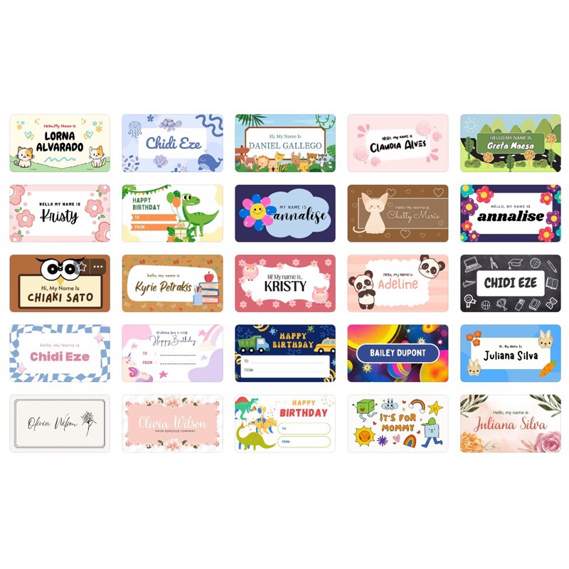 Customized Name Plate sticker | Shopee Malaysia