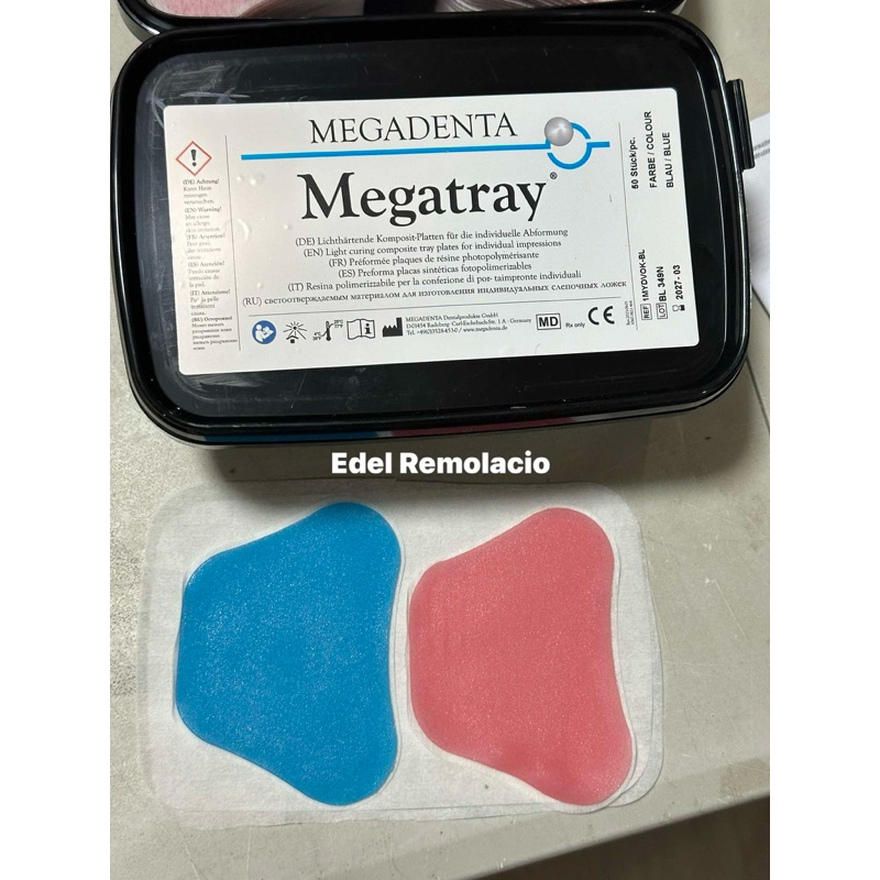 megadenta megatray tray per piece blue/pink denture | Shopee Malaysia
