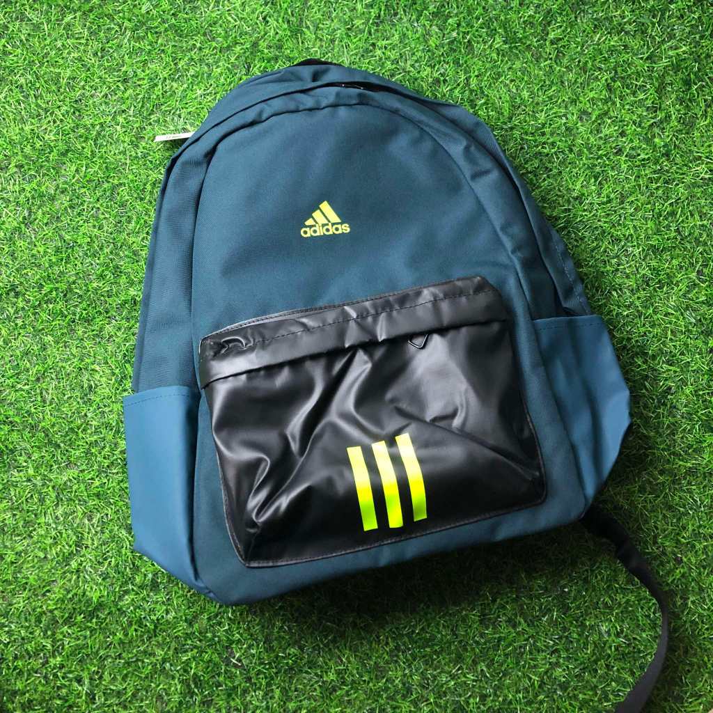 ADI CLASSIC BADGE OF SPORT 3 STRIPES BACKPACK ARCTIC NIGHT BLACK LEMON ...
