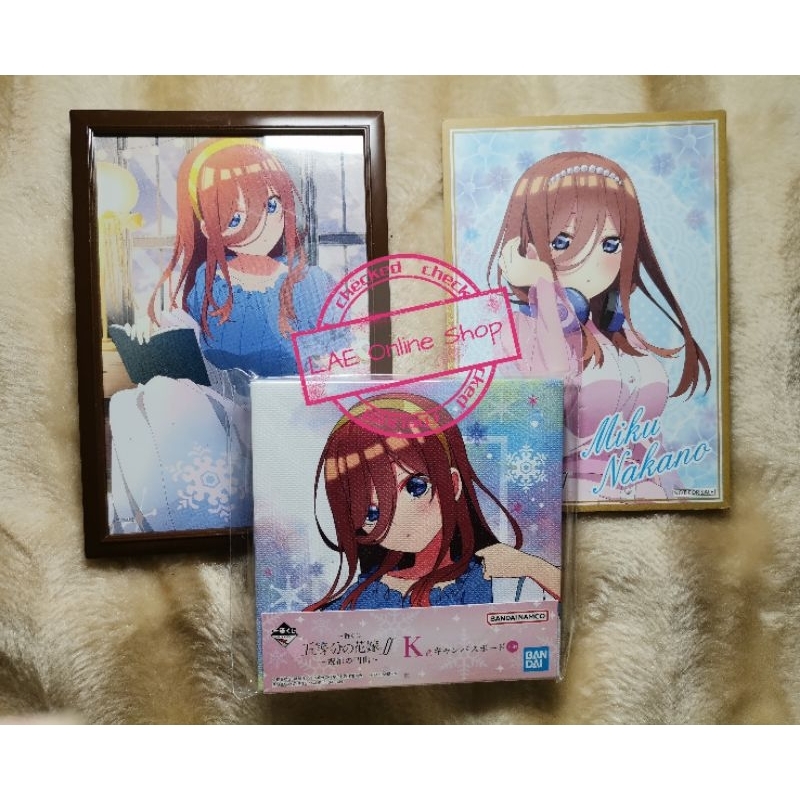 Quintessential Quintuplets Nakano Miku Set (3pcs) | Shopee Malaysia