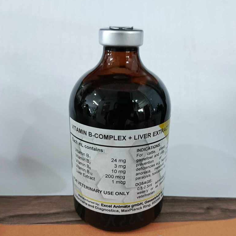 Vitamin B-Complex + Liver Extract 100mL (For Vet Use Only) pet world ...