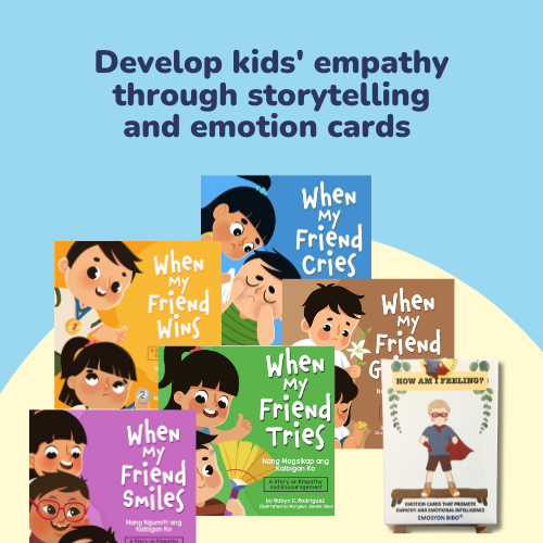 Grow in Empathy Books and Emotion Feelings Flash cards set Educational ...