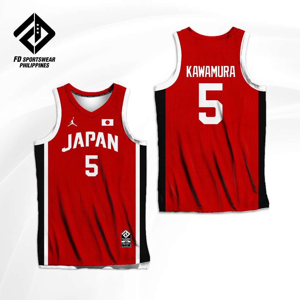 JAPAN BASKETBALL 2024 OLYMPIC FD FULL SUBLIMATED JERSEY | Shopee Malaysia