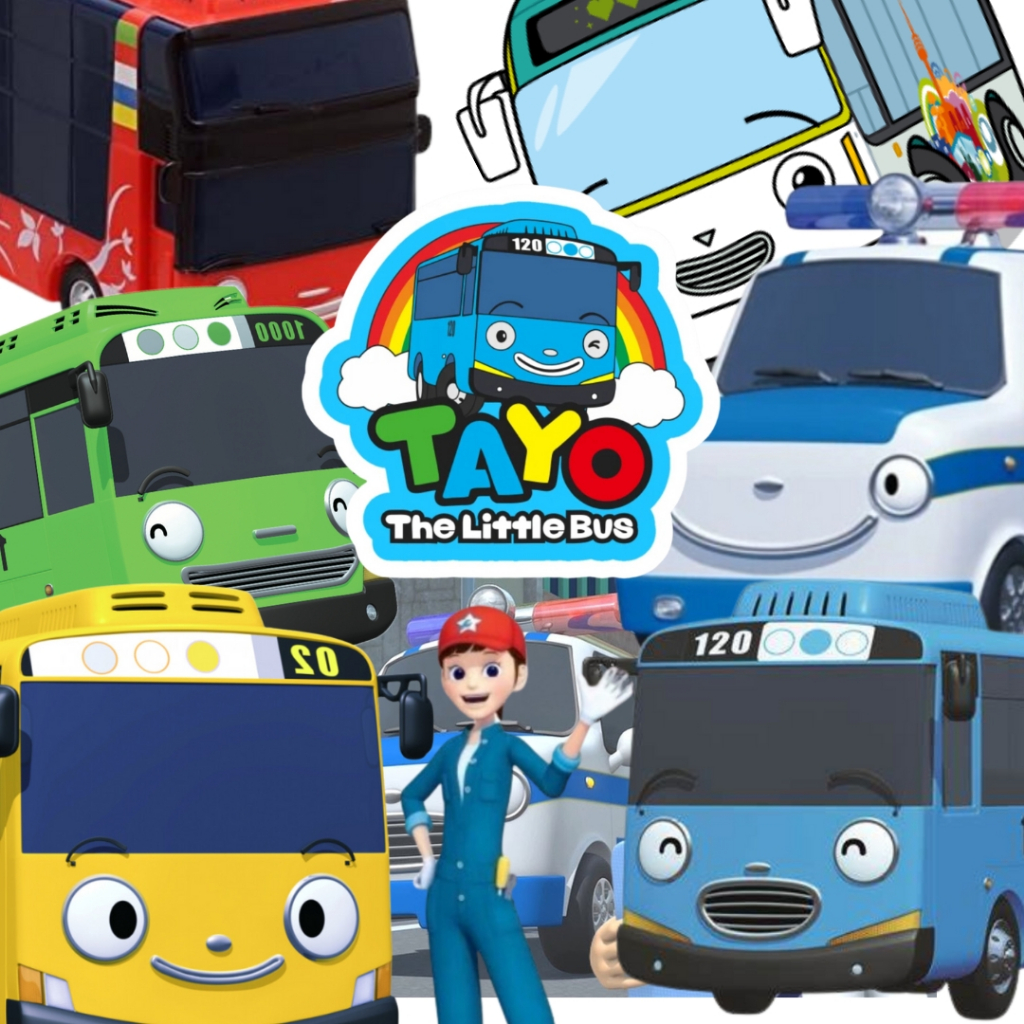 Tayo the Little Bus Stickers - 50 PCS | Shopee Malaysia