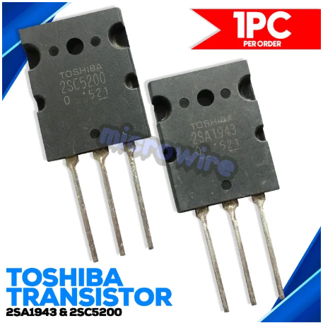Toshiba Transistor (2SA1943 & 2SC5200) | Shopee Malaysia