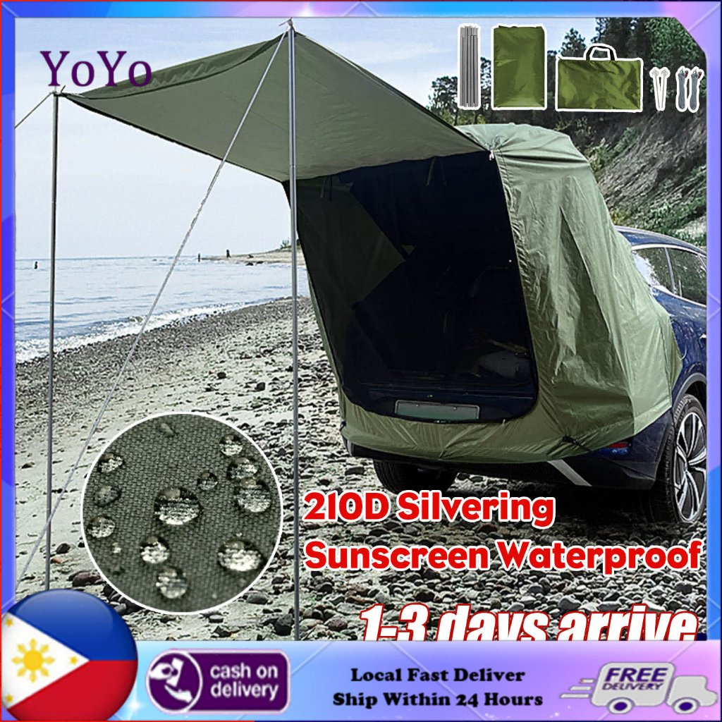 Car Tail Tent | Suitable for SUV Trunk Tent Outdoor Camping Sun Shelter ...