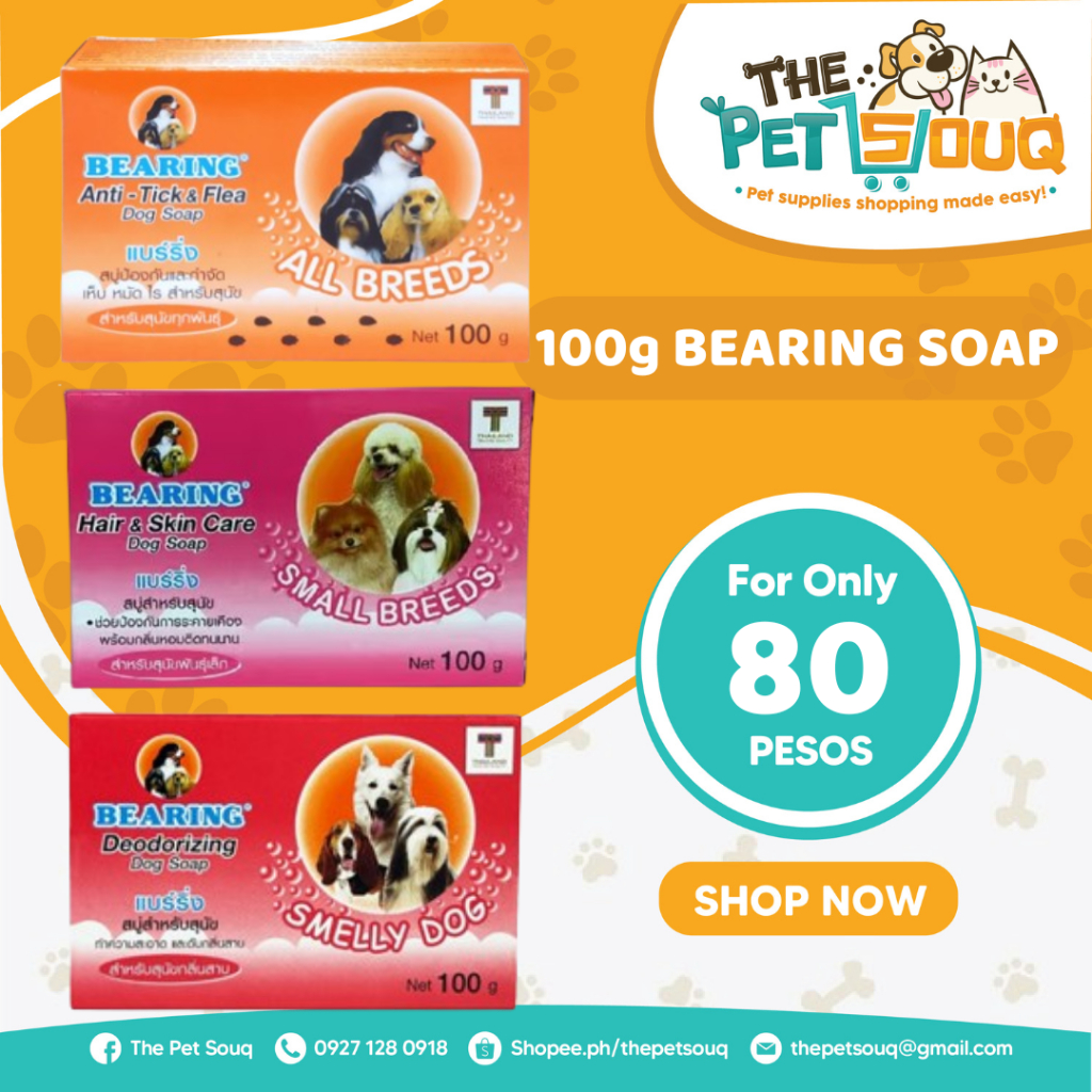 Bearing Anti-Tick and Flea Soap (100g) | Shopee Malaysia