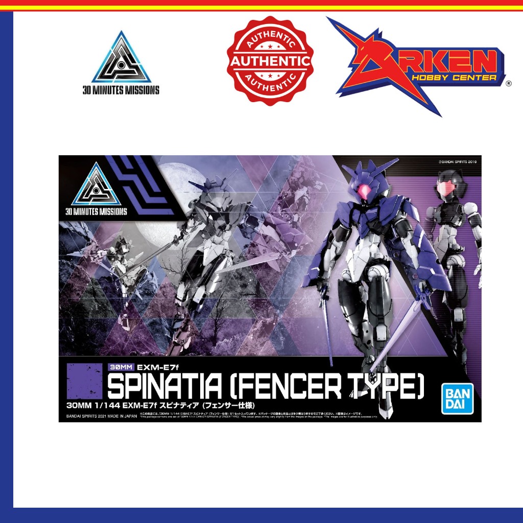 BANDAI 30 Minutes Missions - 1/144 EXM-E7f Spinatia (Fencer Type ...