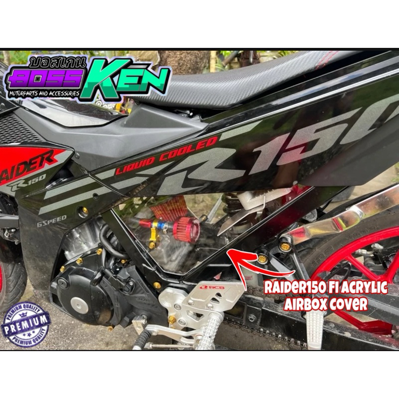 RAIDER 150FI TRANSPARENT AIRBOX COVER COVER (Acrylic) | Shopee Malaysia