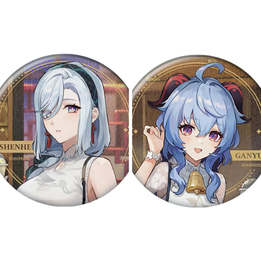 Official miHoYo Hey Tea Collaboration Series Badge Pins - Shenhe ...