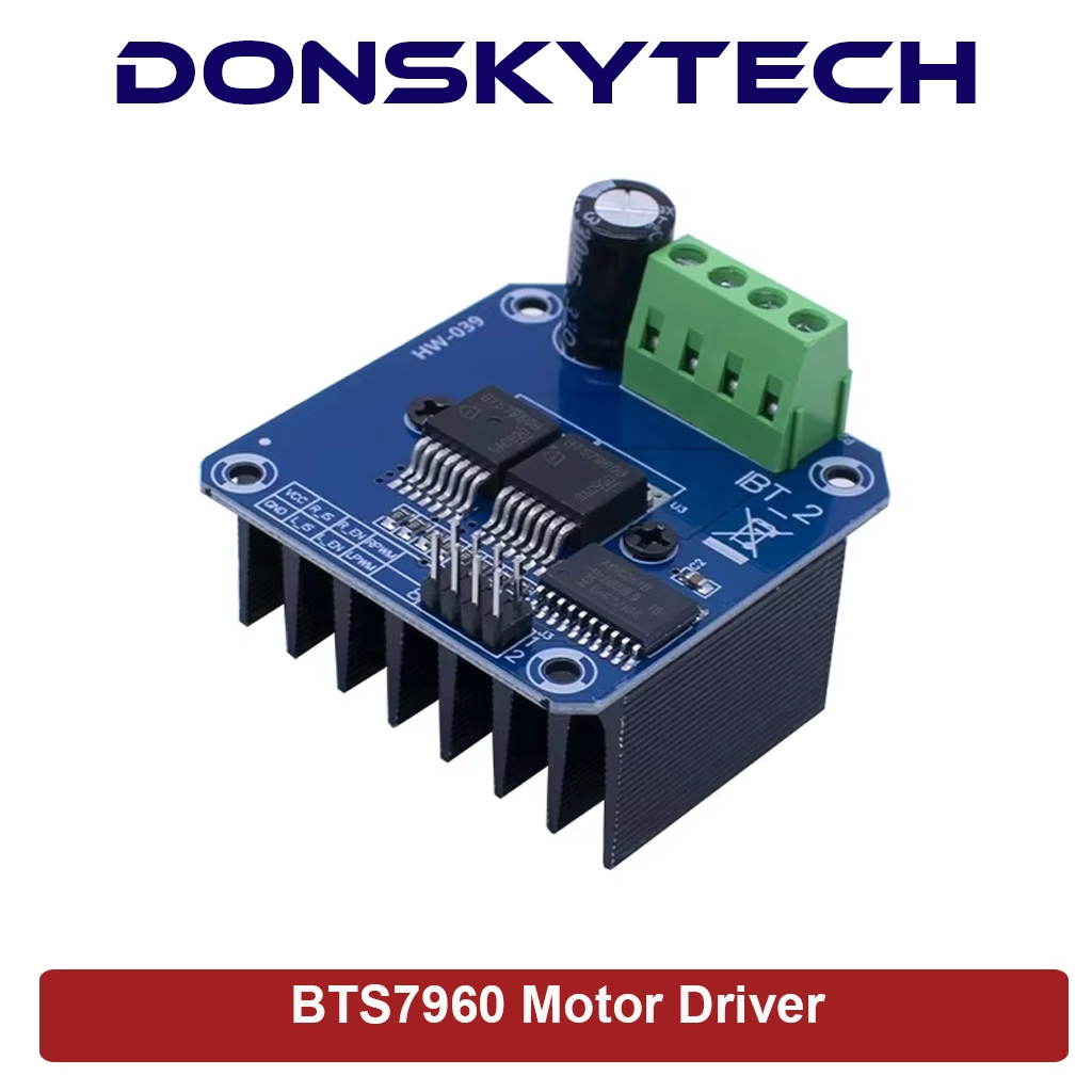 Double BTS7960 43A H Bridge High Power Stepper Motor Driver Module ...