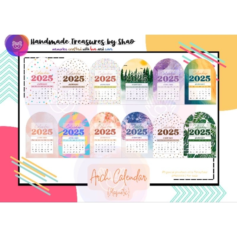 Magnetic Arch Calendar (2025) | Shopee Malaysia