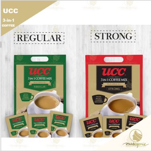 UCC 3-in-1 Coffee Strong/Regular Box (20g x 10) | Shopee Malaysia